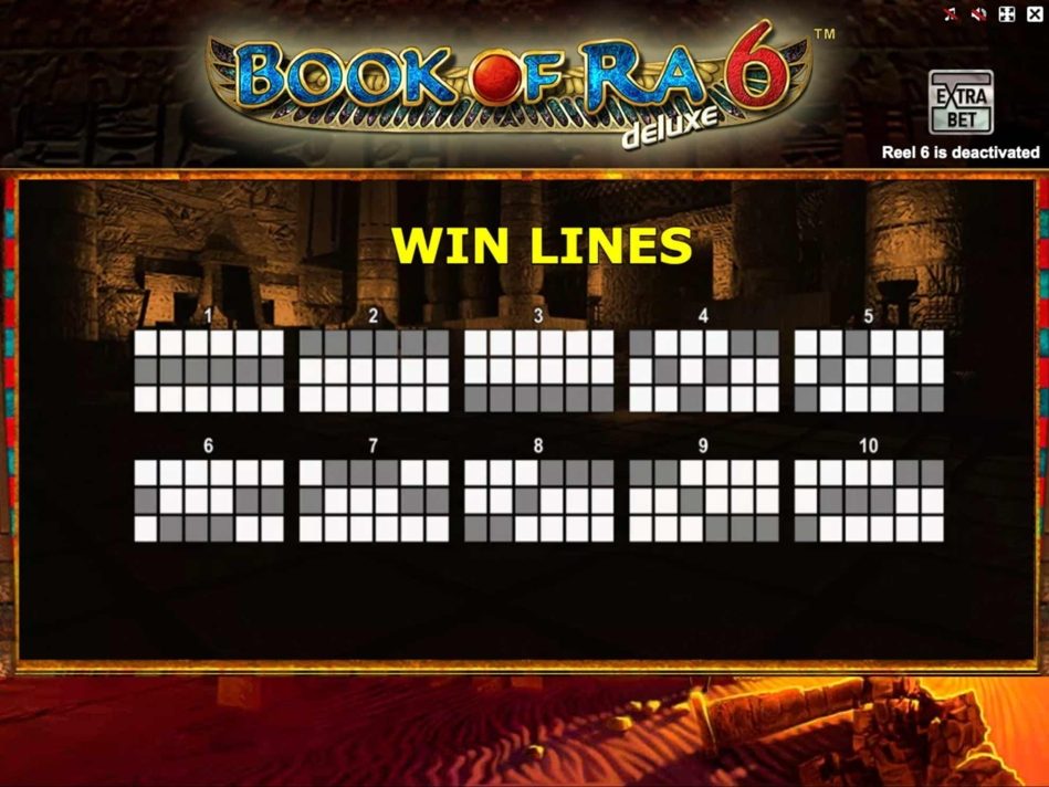 Book of Ra Deluxe 6 - Play Free Greentube slot - NeonSlots