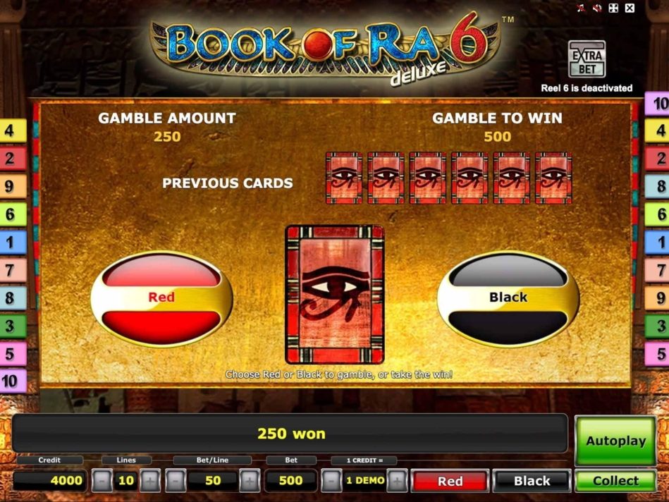 Book of Ra Deluxe 6 - Play Free Greentube slot - NeonSlots